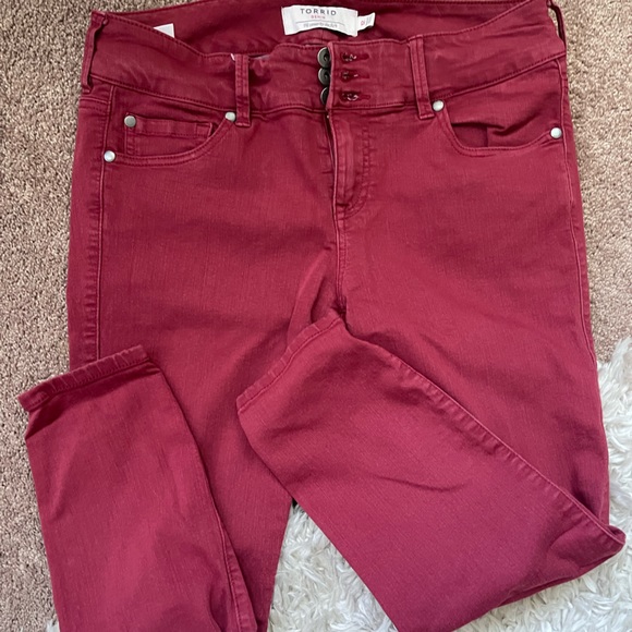 torrid | Jeans | Torrid Red Jeans | Poshmark